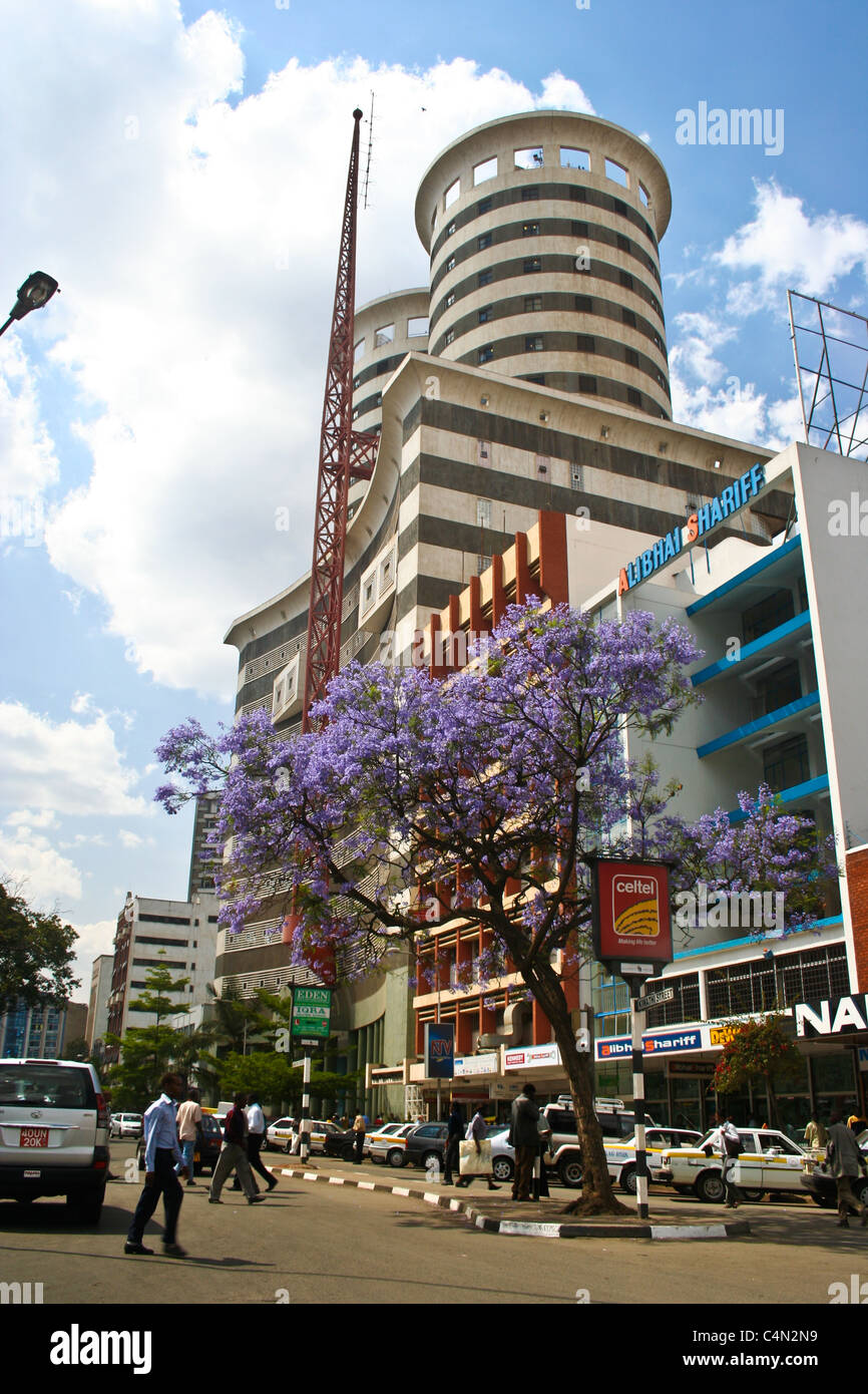 Nairobi city centre center buildings east africa Stock Photo - Alamy