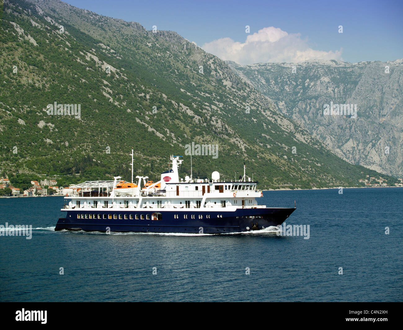 Sailing in kotor bay montenegro hi-res stock photography and images - Alamy