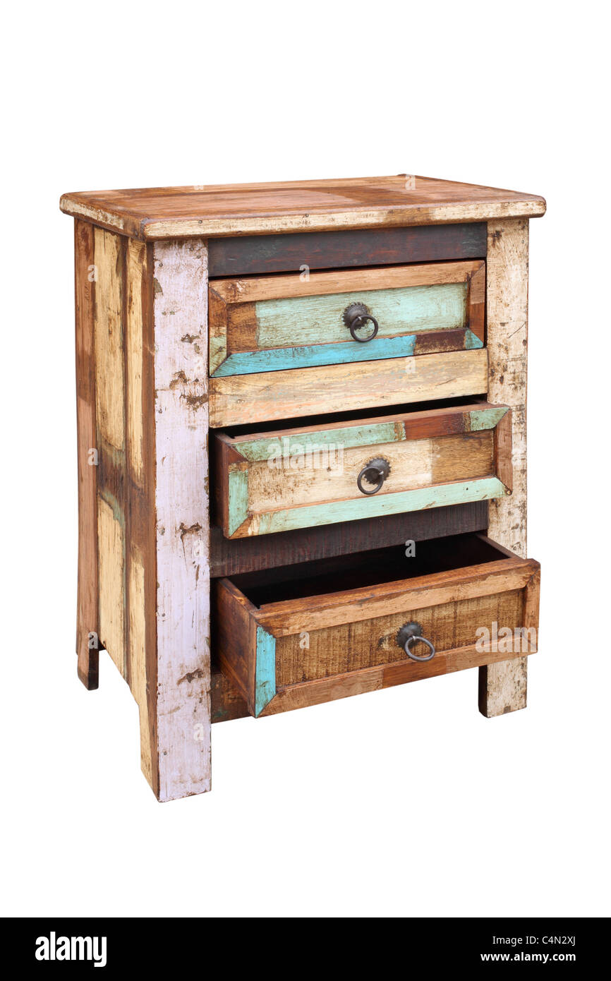 old over used dresser Stock Photo - Alamy