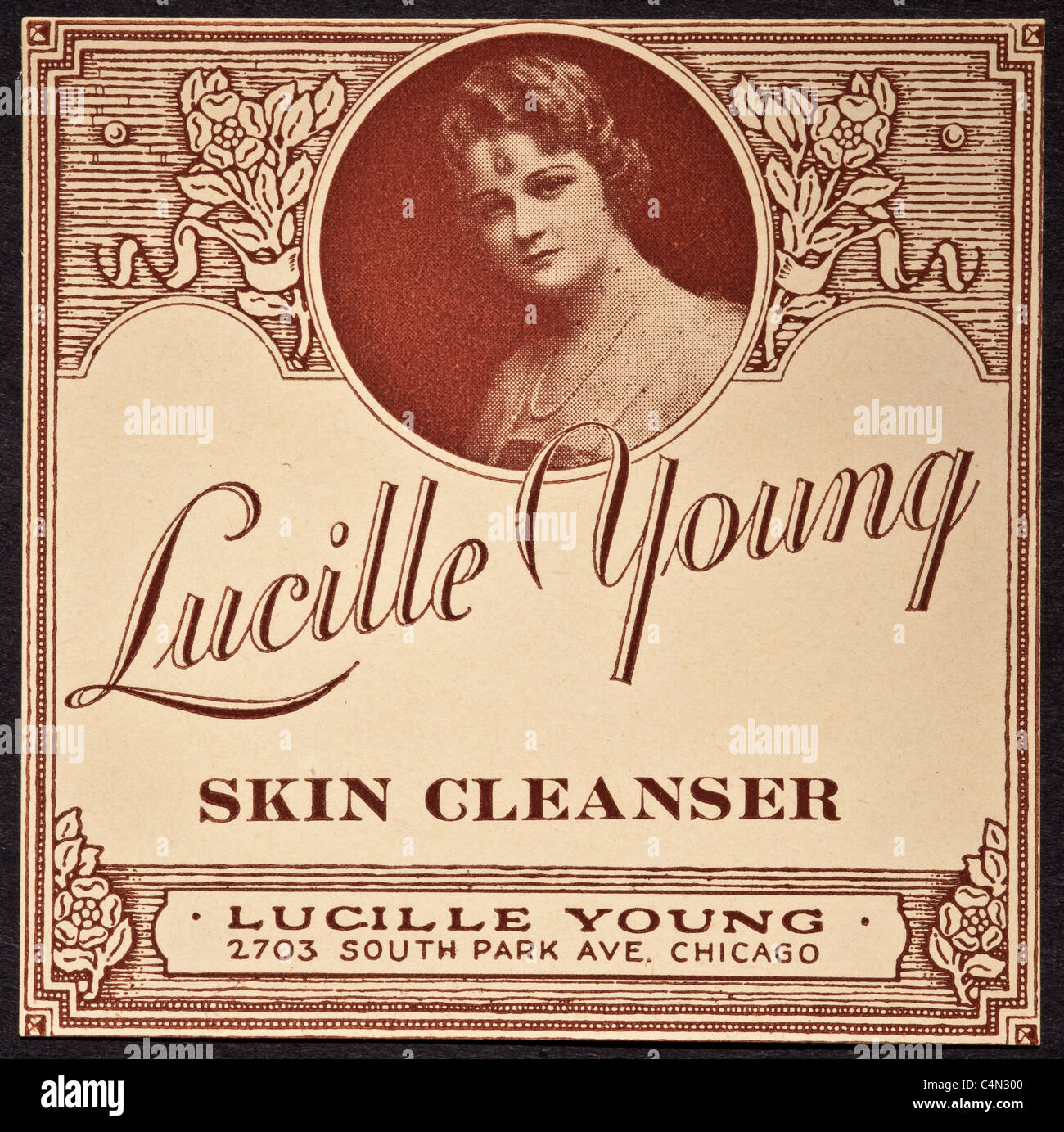 Antique prescription drug label Stock Photo - Alamy