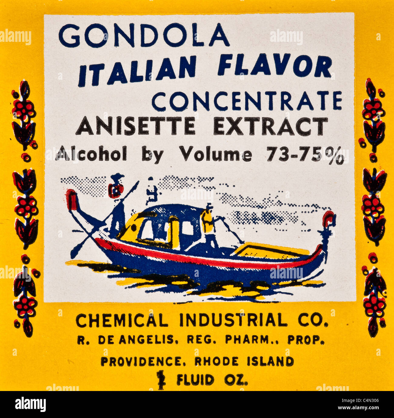 Antique prescription drug label Stock Photo - Alamy