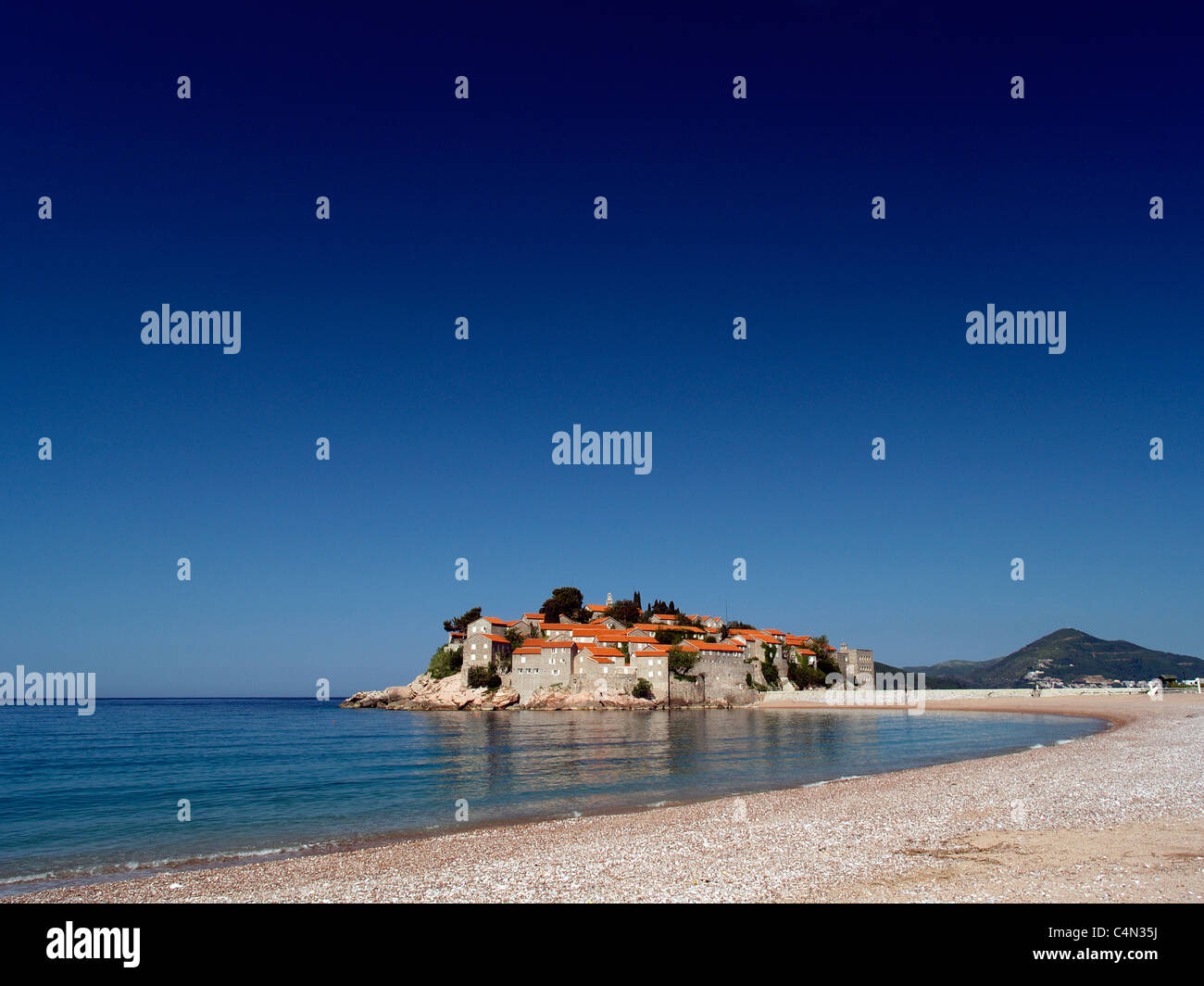 St. Stefan (Sveti Stefan) daytime clear sky Stock Photo - Alamy