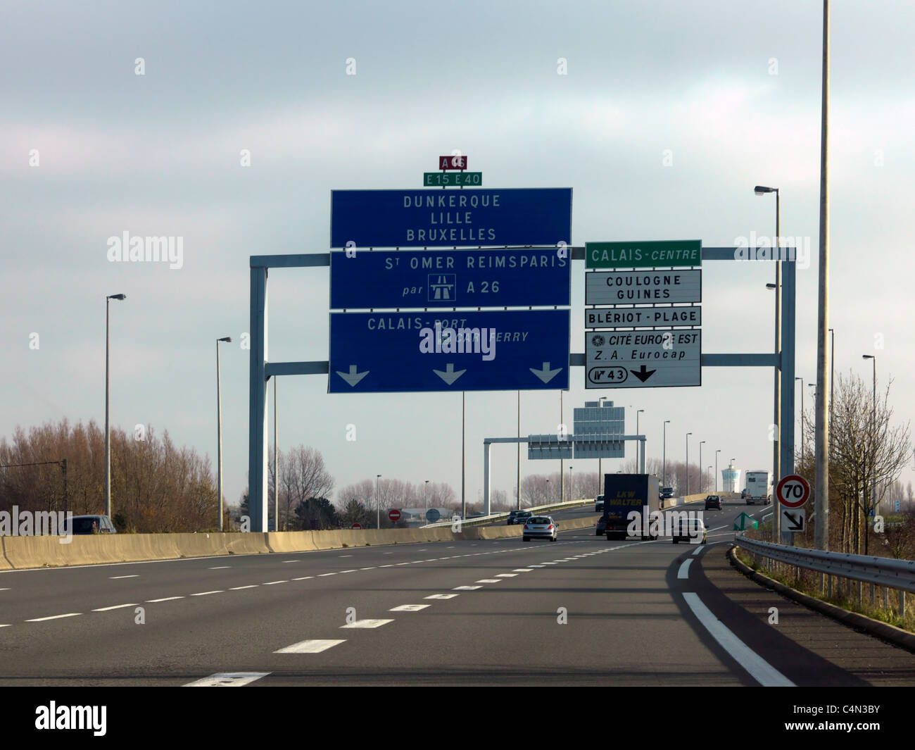 French motorway hi-res stock photography and images - Alamy
