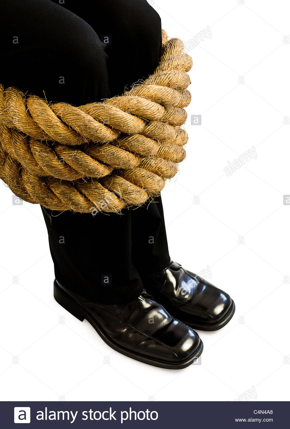 Legs Tied Rope Stock Photos & Legs Tied Rope Stock Images - Alamy