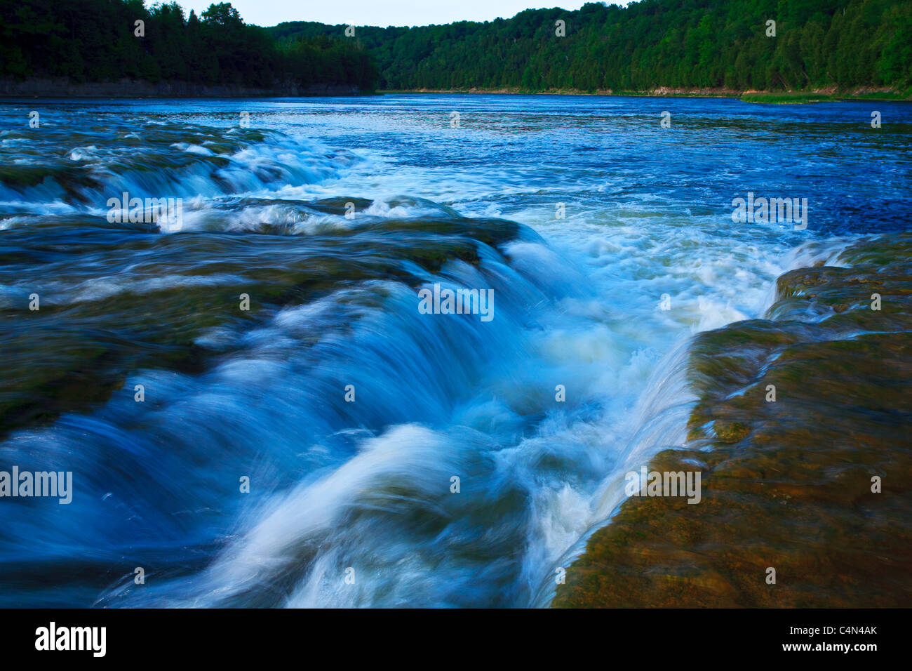 Falls Reserve Conservation Area Maidland River Goderich ON Canada Stock ...