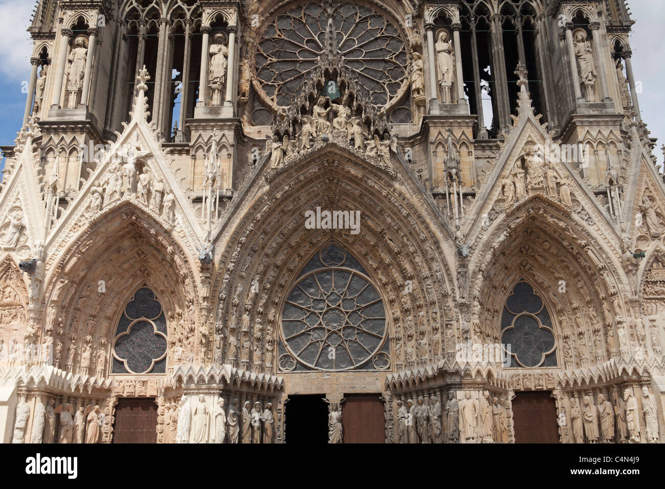 Cathedrale Notre Dame Reims Stock Photos & Cathedrale Notre Dame Reims ...