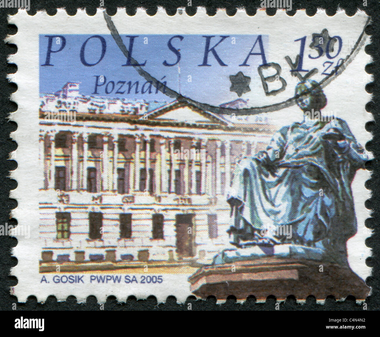 Poznan postage stamp poland hi-res stock photography and images - Alamy