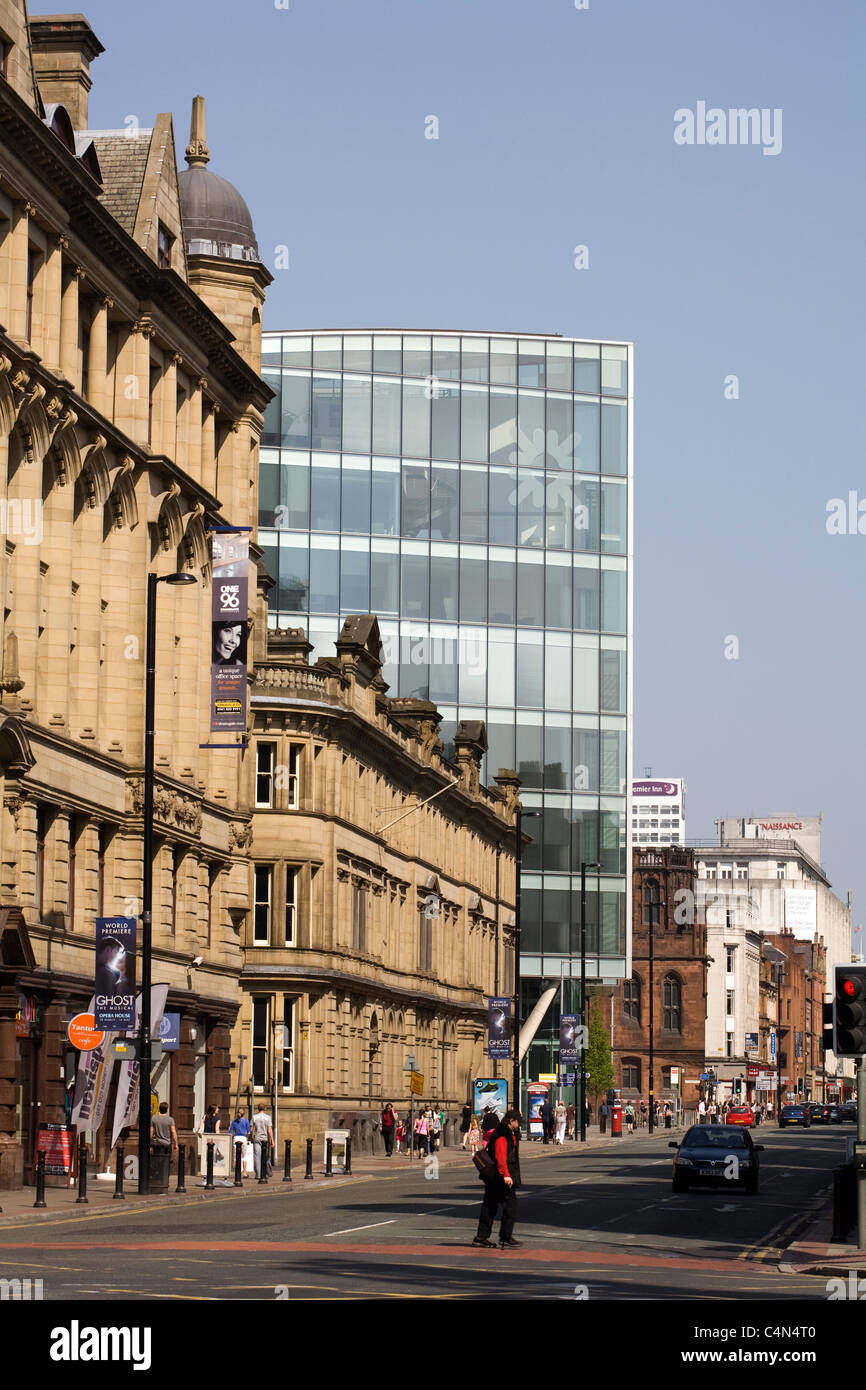Office buildings Deansgate Manchester England Stock Photo - Alamy