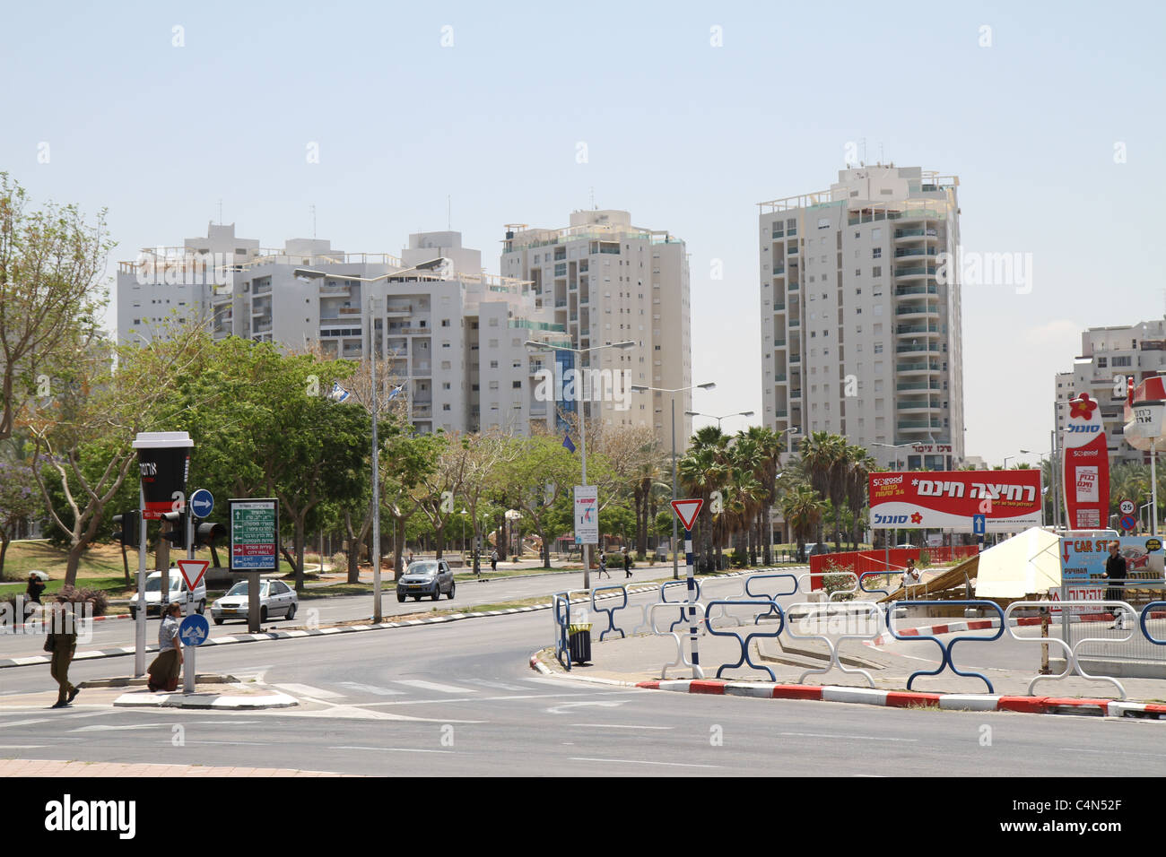 Street intersection in Ashdod, Israel Stock Photo - Alamy