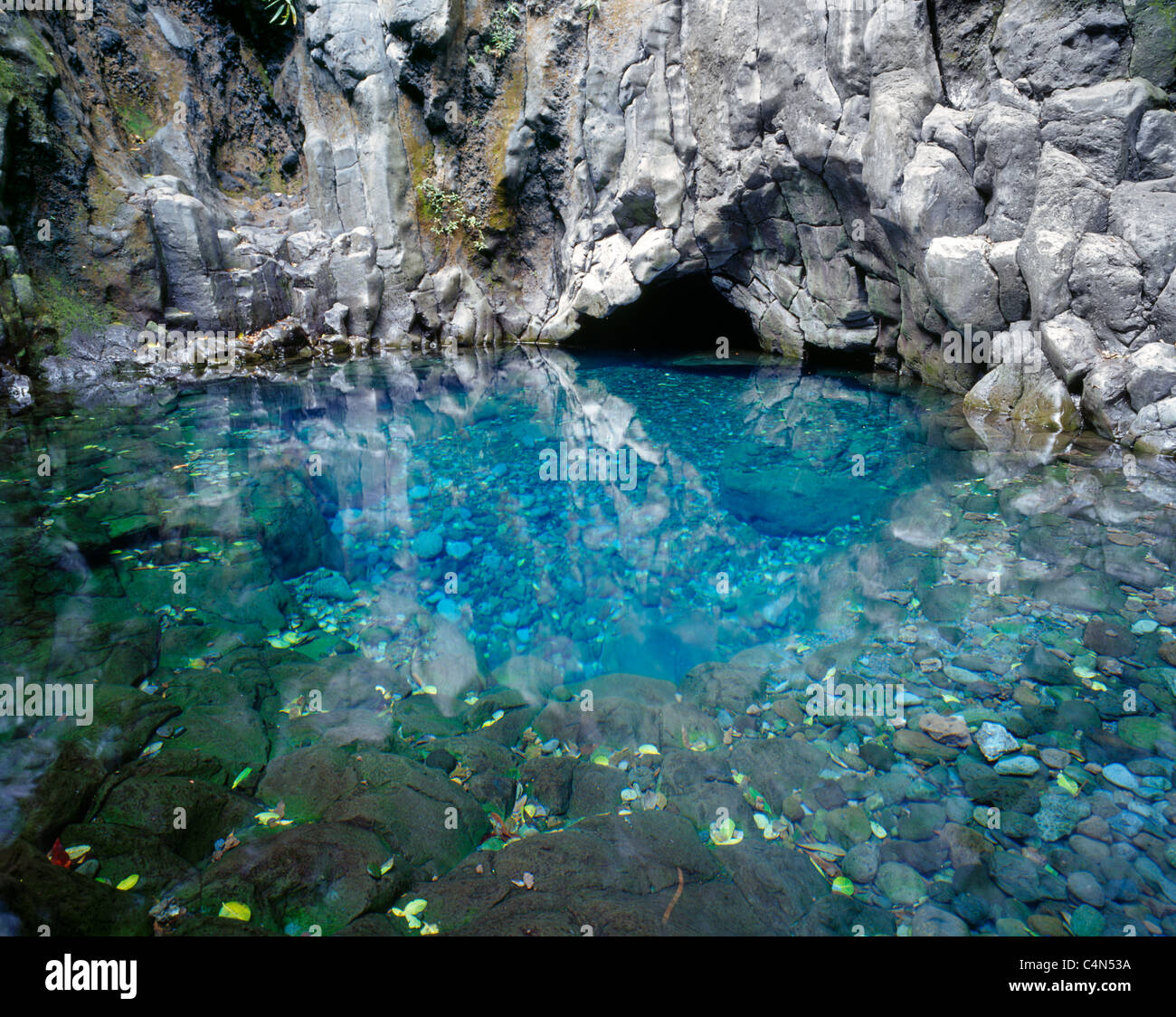 La Cathedrale - turquoise water pool surrounded by rocks in a gorgeous ...