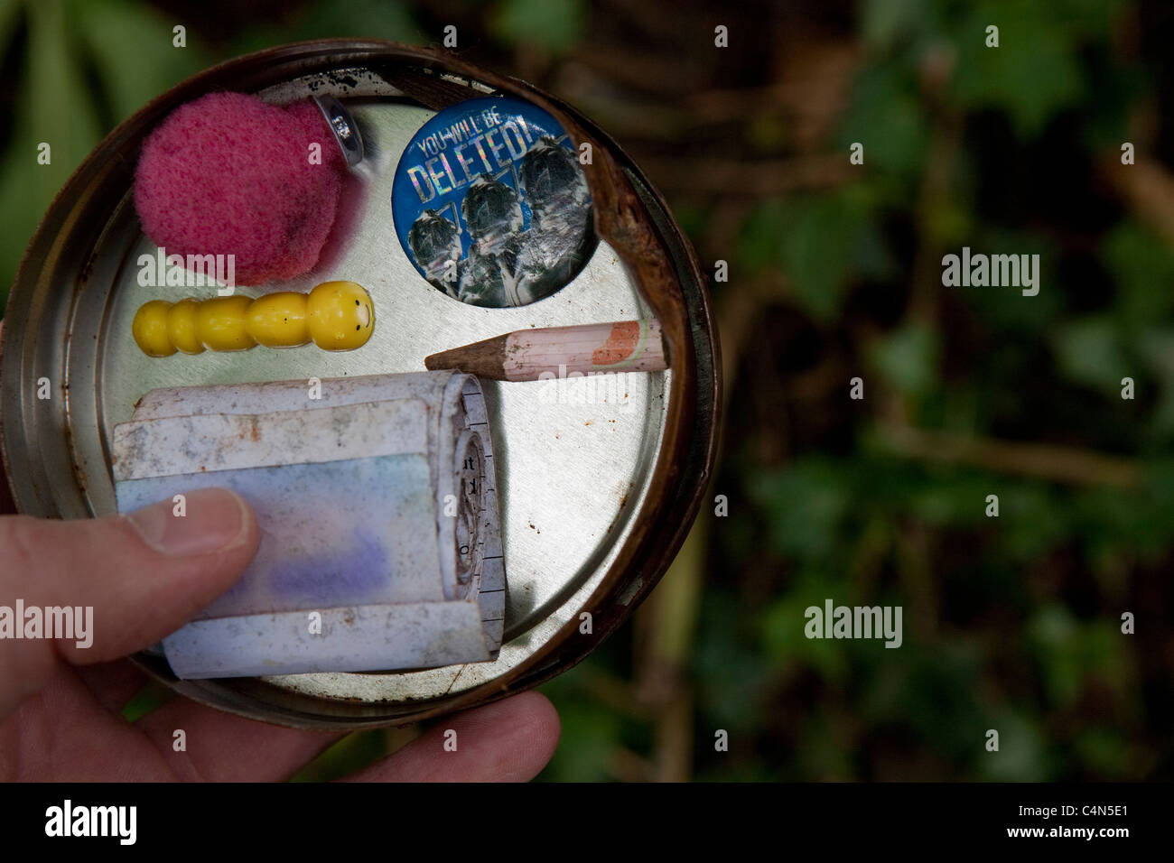 Geocache geo cache geocaching hi-res stock photography and images - Alamy