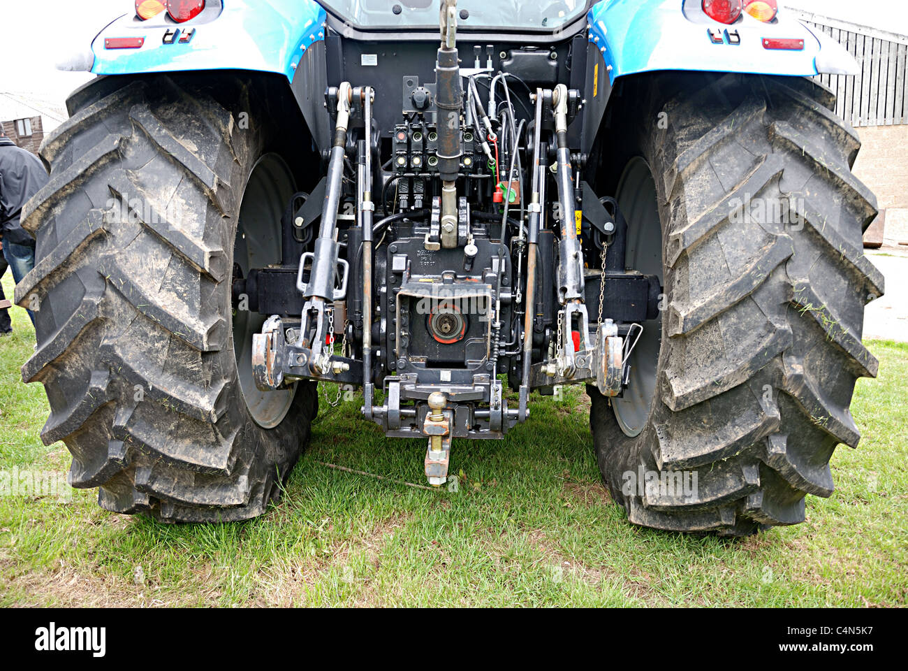 Rear View of a Landini Tractor Stock Photo - Alamy