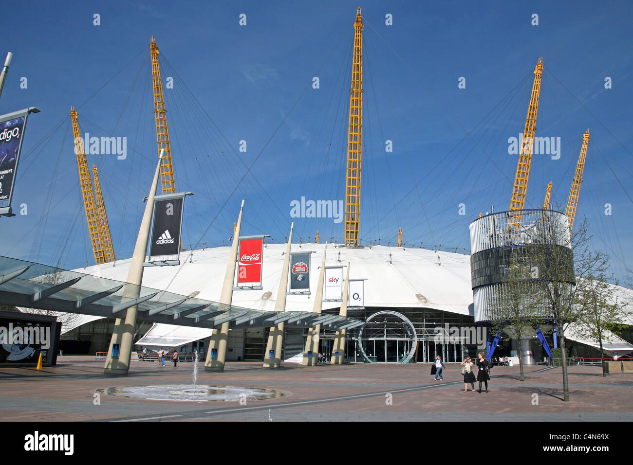O2 arena, formerly Millennium Dome, London, designed by Richard Rogers ...