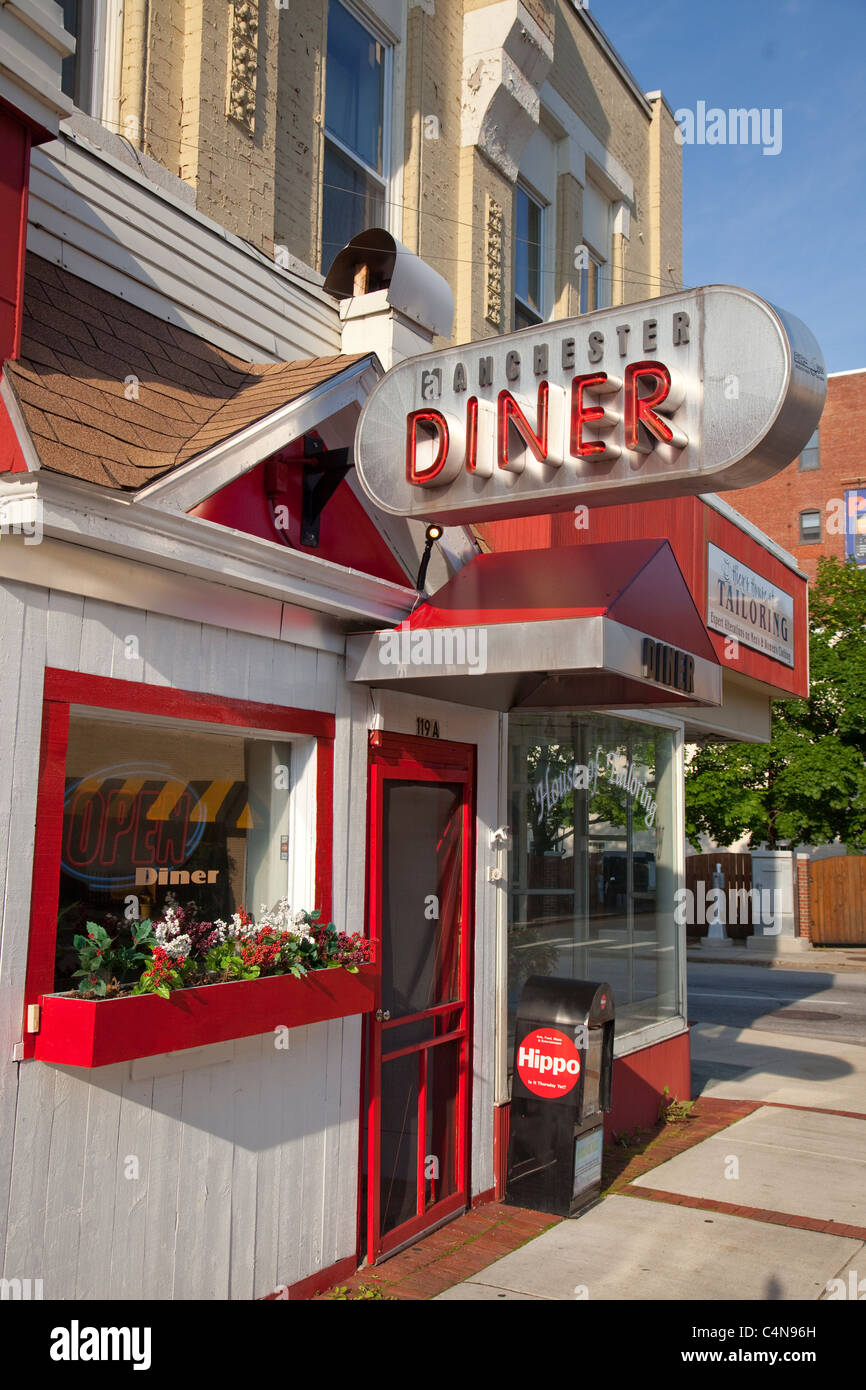 Manchester Diner in New Hampshire Stock Photo - Alamy