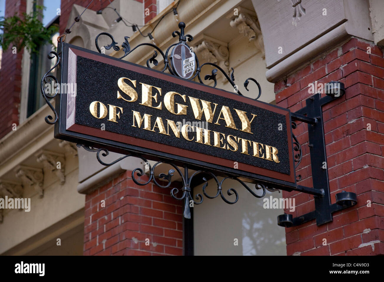 Segway of Manchester New Hampshire sign Stock Photo - Alamy