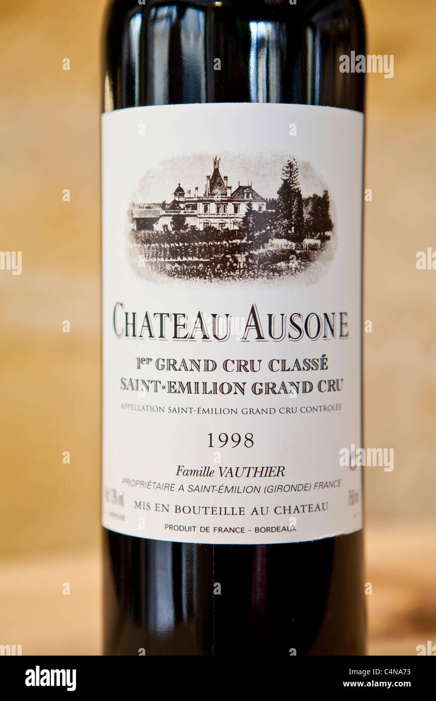 Chateau Ausone fine wine 1998 vintage in Vignobles et Chateaux wine ...