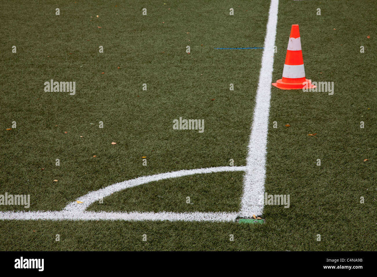 Corner on a football field Stock Photo - Alamy