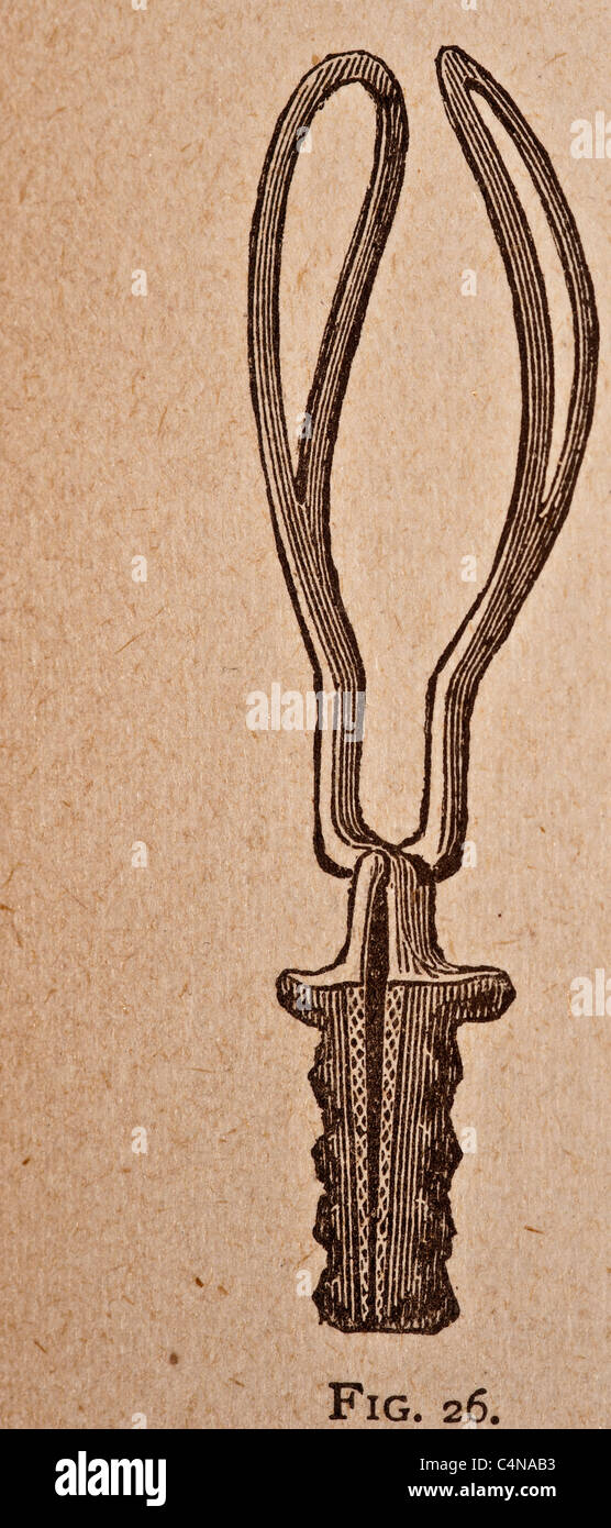 Antique Illustration of Surgical Tools and Medical Apparatus Stock ...