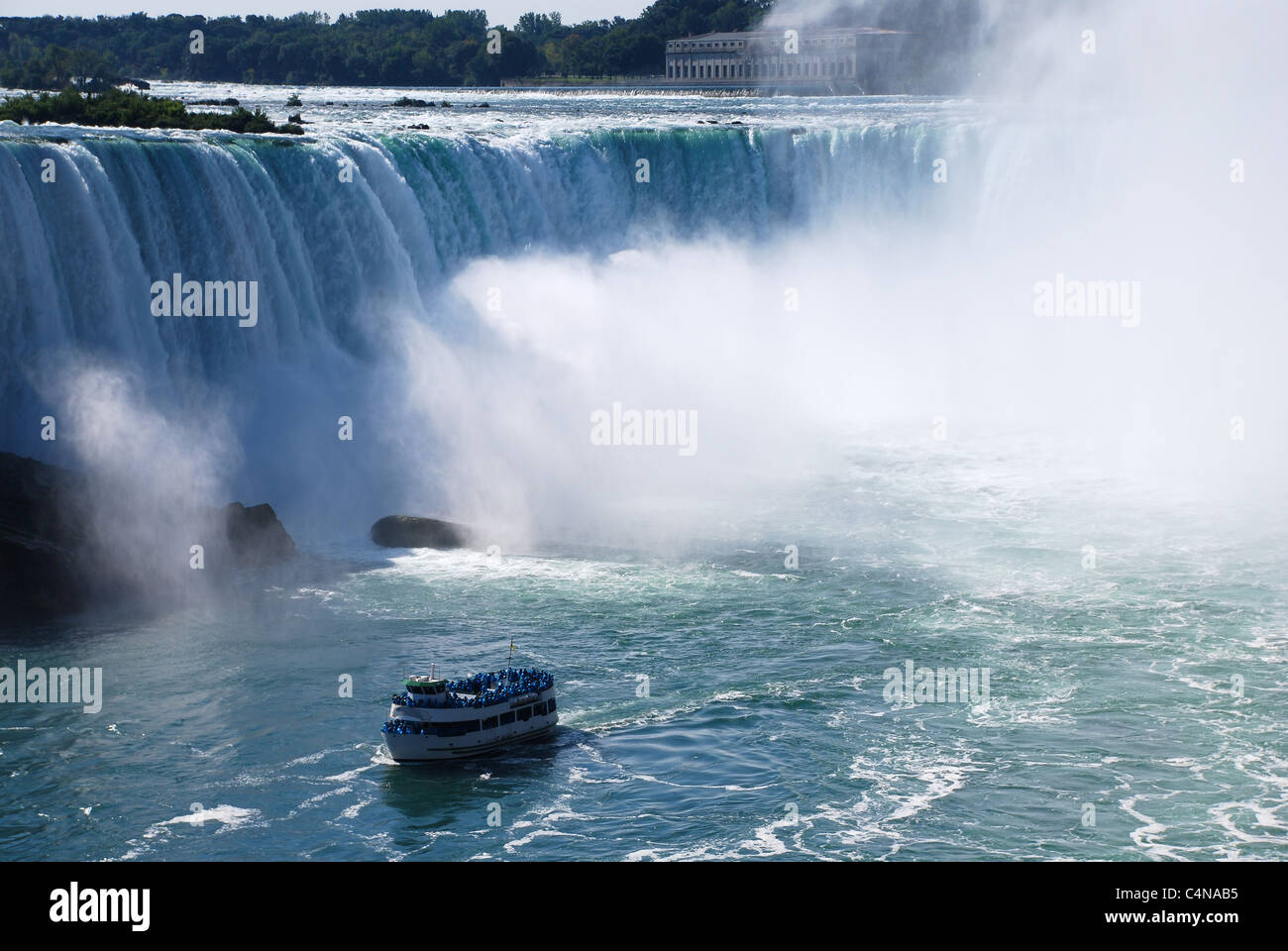 Mist boat in Niagara Falls, Ontario, Canada Stock Photo - Alamy