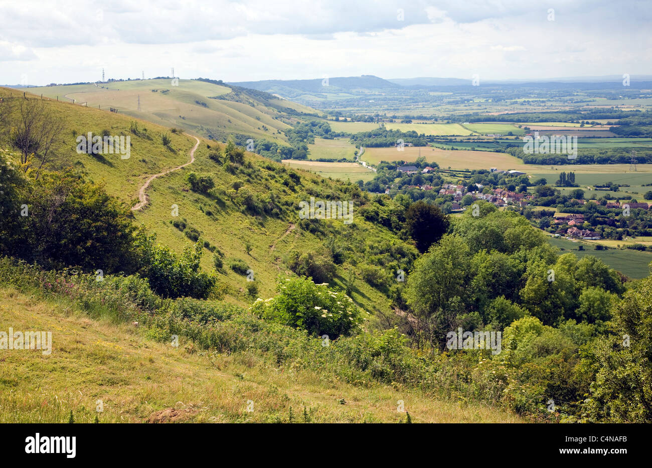 Chalk escarpment hi-res stock photography and images - Alamy