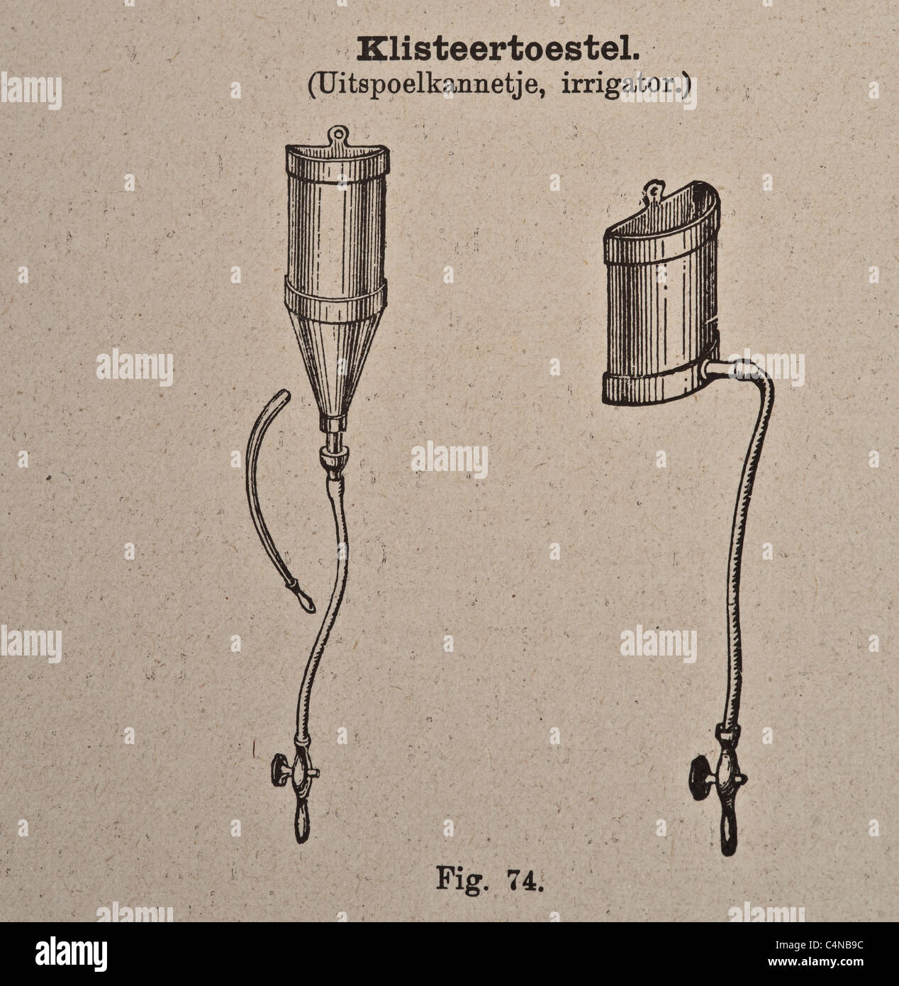 Antique Illustration of Surgical Tools and Medical Apparatus Stock ...