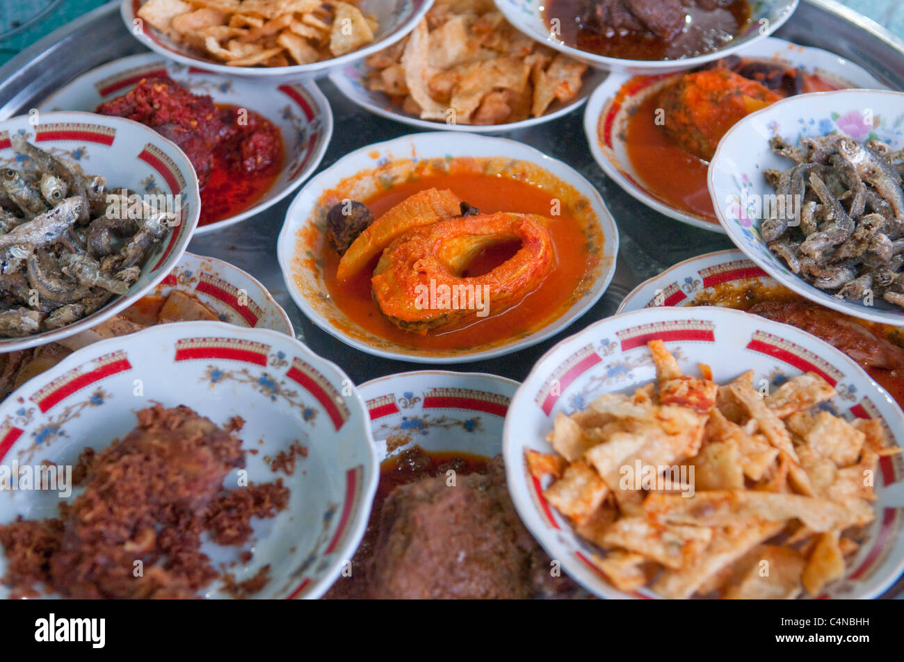 Minangkabau food restaurant hi-res stock photography and images - Alamy