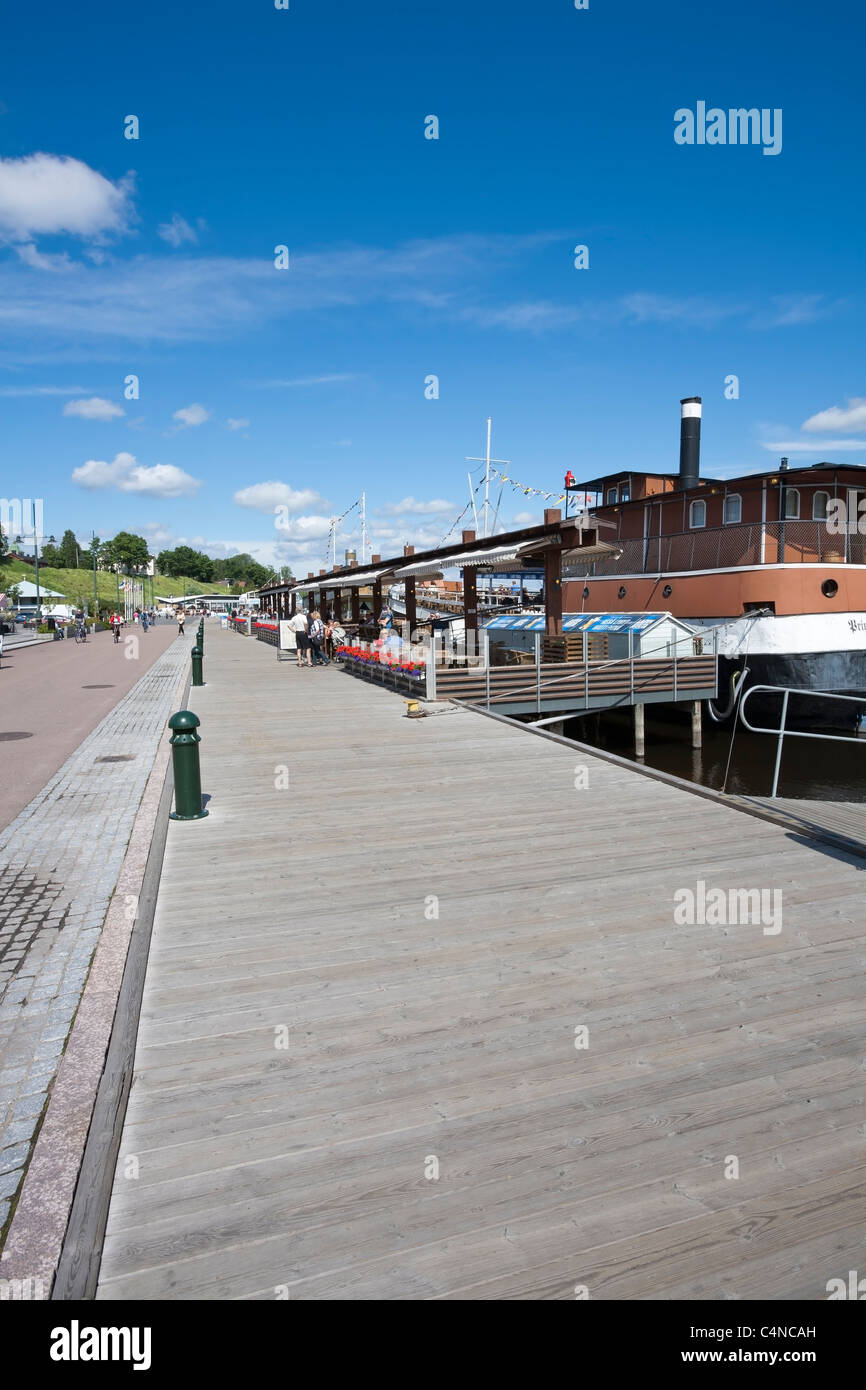 Harbour scene Lappeenranta Finland Stock Photo - Alamy