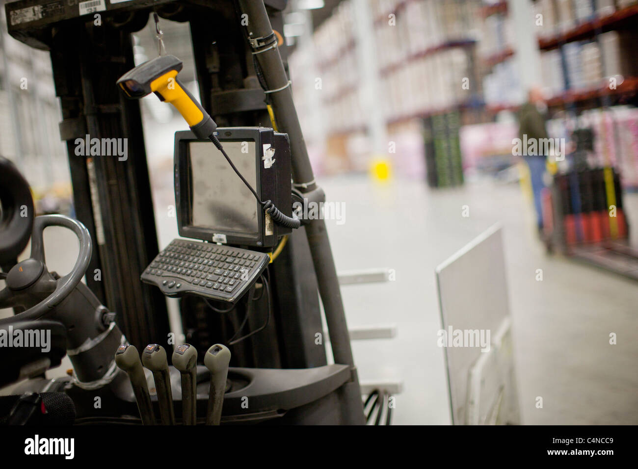Warehouse scanner equipment on Stock Photo - Alamy