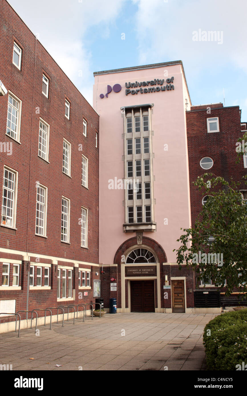 Entrance to the Nuffield Centre Portsmouth University Hampshire UK ...