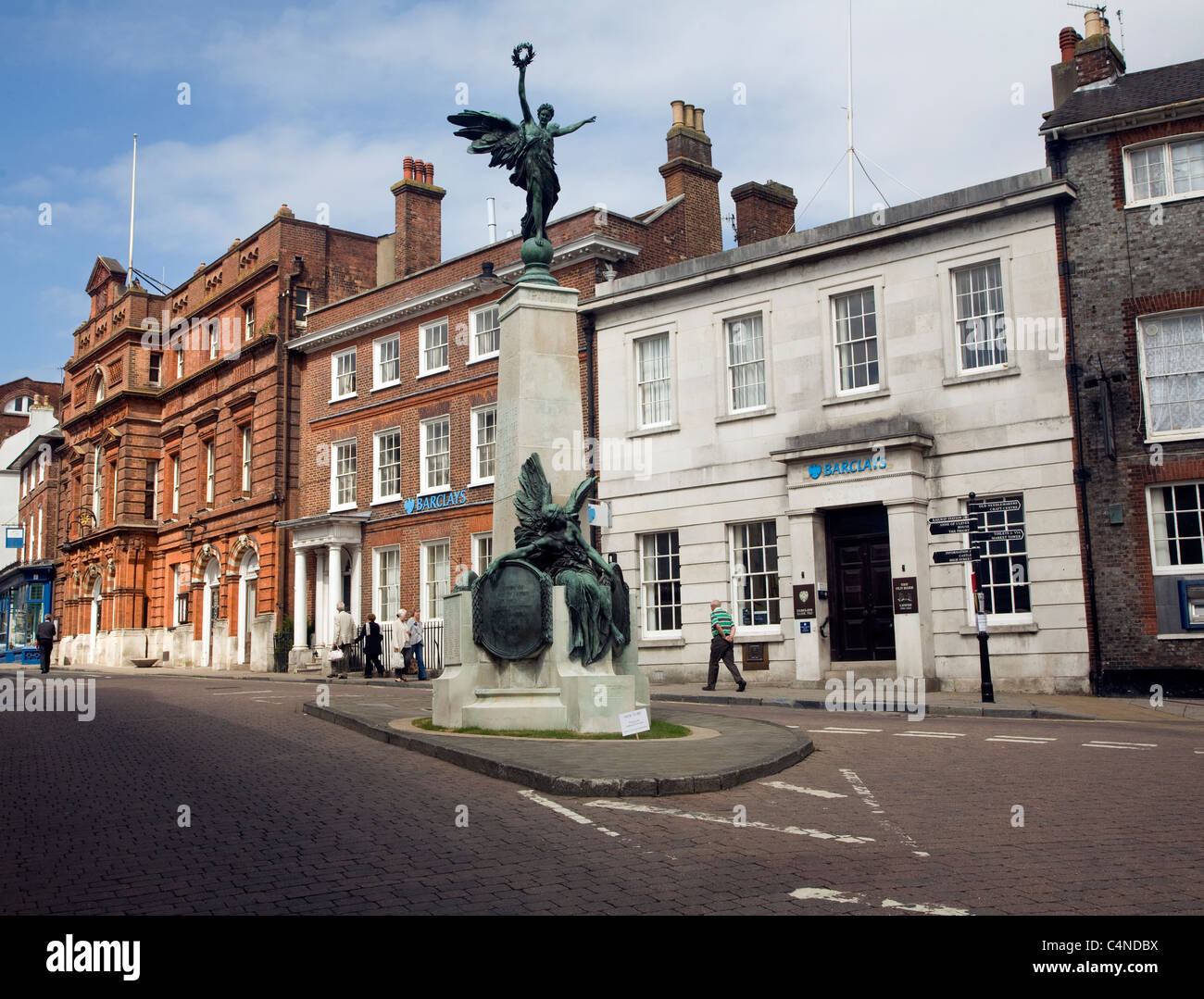 War memorial, Lewes town centre, East Sussex, England Stock Photo - Alamy