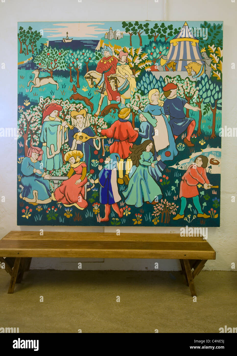 Medieval mural hi-res stock photography and images - Alamy