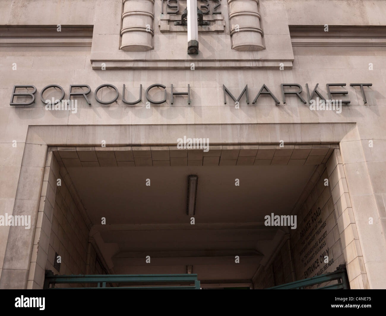 Borough market entrance hi-res stock photography and images - Alamy