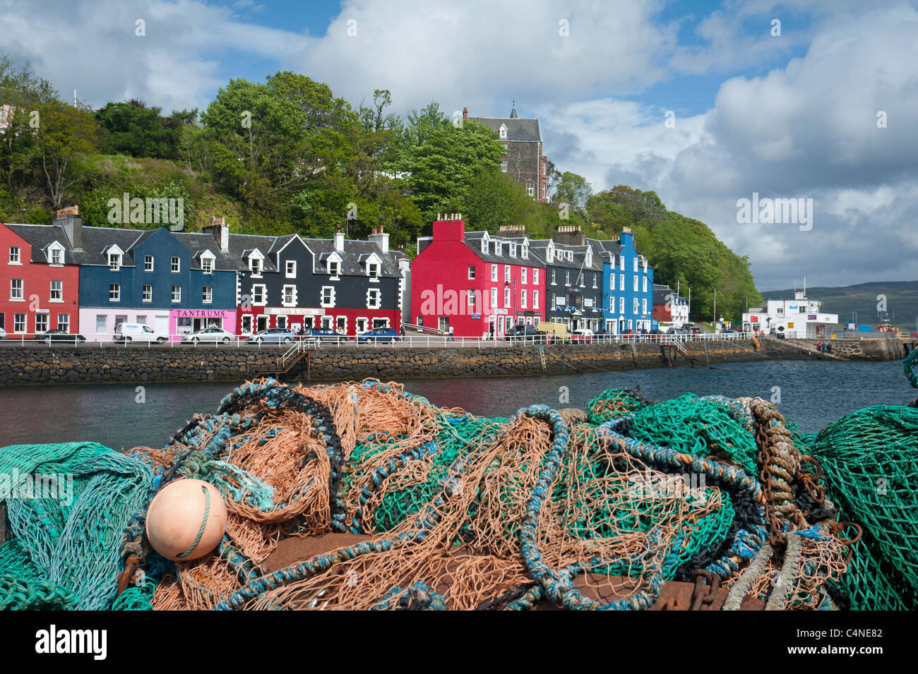 Tobermory, the island capital of Mull in the Inner Hebrides, Argyll ...