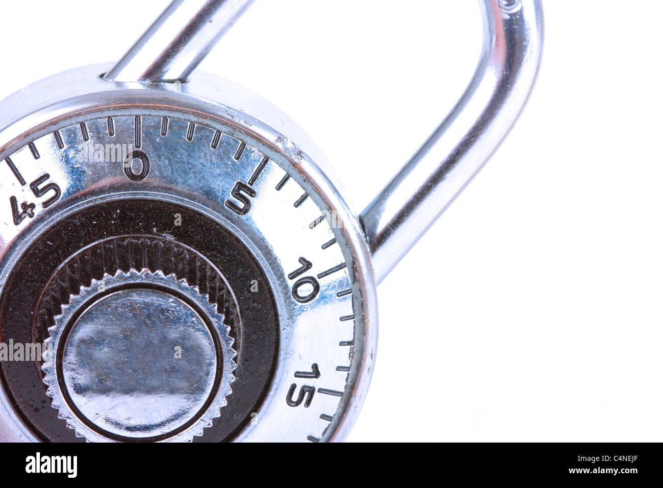 Blue padlock white background hi-res stock photography and images - Alamy