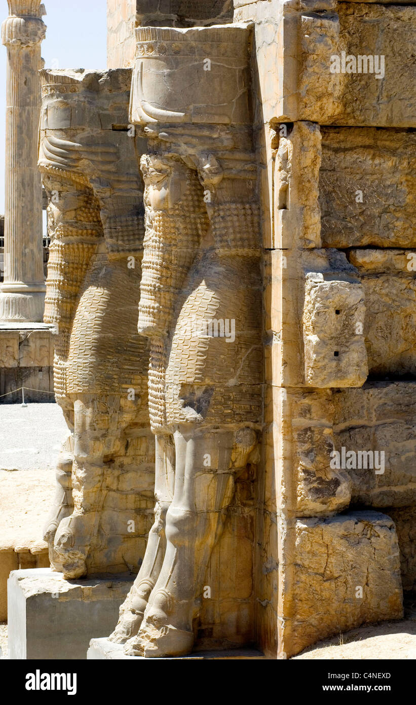 Bas reliefs ruins persian empire persepolis hi-res stock photography ...