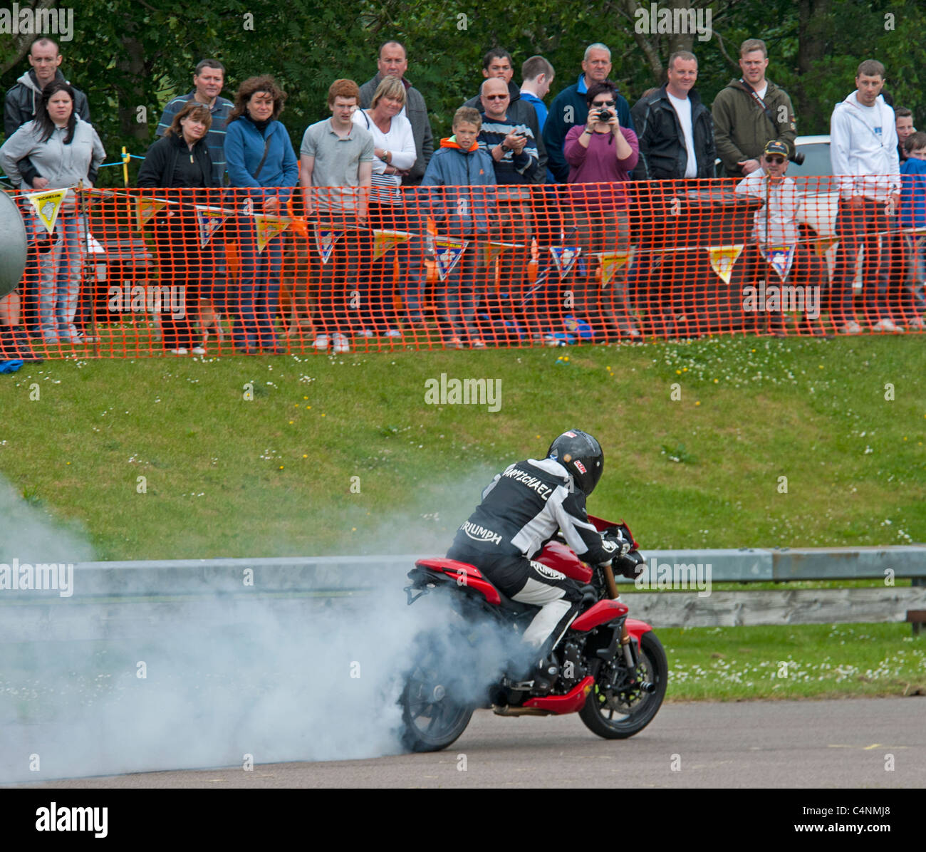 Scottish European and World Champion Motorcycle stunt rider Kevin ...