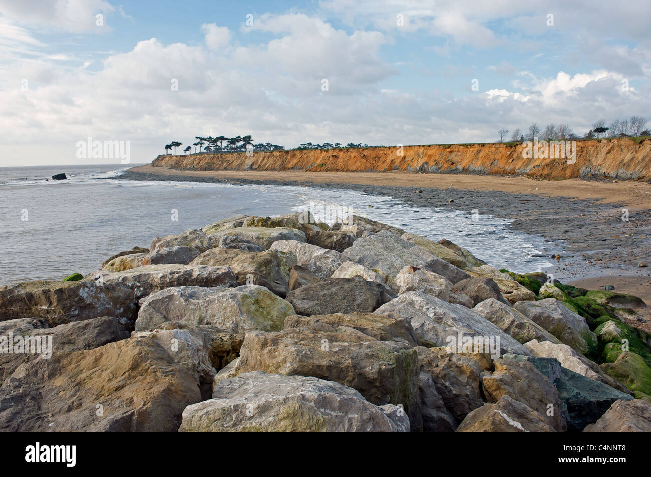 Rock groynes hi-res stock photography and images - Alamy