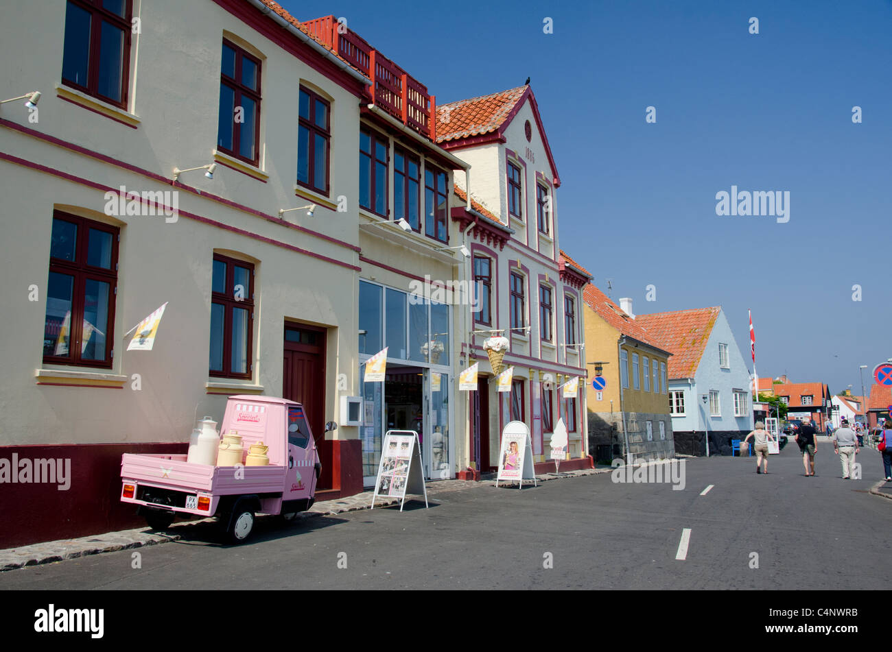 Denmark, Island of Bornholm, Gudhjem Stock Photo - Alamy