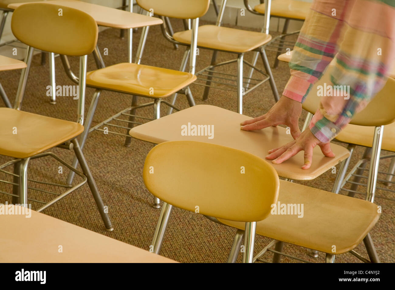 Man in a college classroom Stock Photo - Alamy