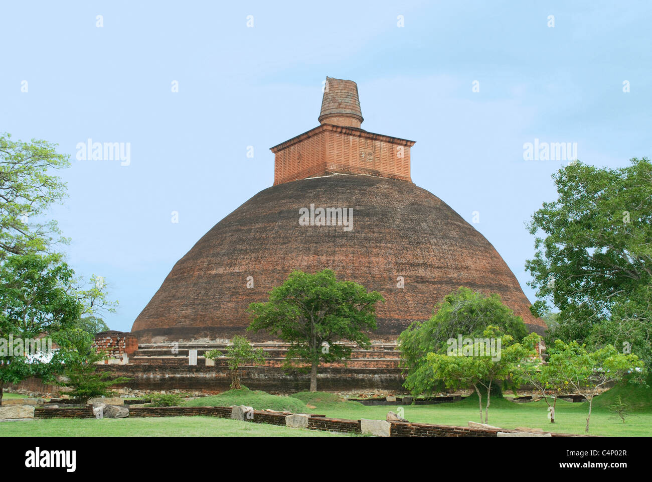 Abhayagiri Dagoba (Stupa), Anuradhapura, Sri Lanka Stock Photo, Royalty ...