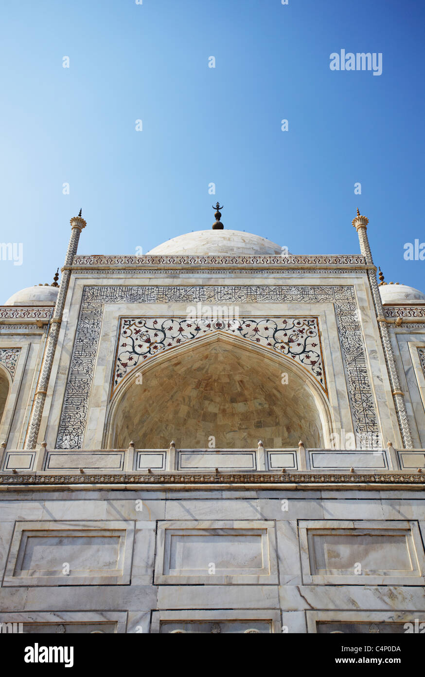 Taj mahal india wide angle hi-res stock photography and images - Alamy