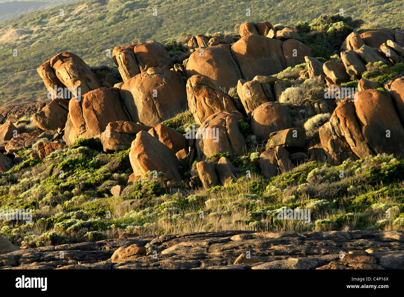 Granite Stone Formations, Augusta, Southwest Australia Stock Photo - Alamy