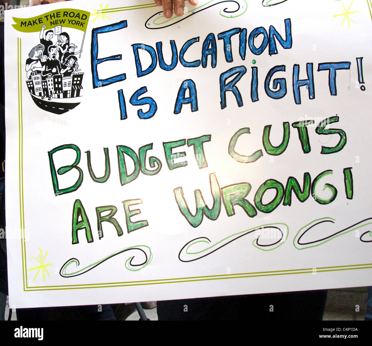 New York City, a protest against big banks, war, racial discrimination ...