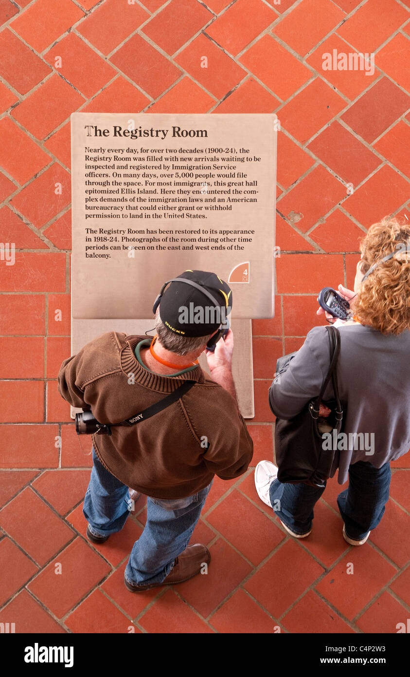 The Registry Room, Ellis Island Immigration Museum, Statue of Liberty ...