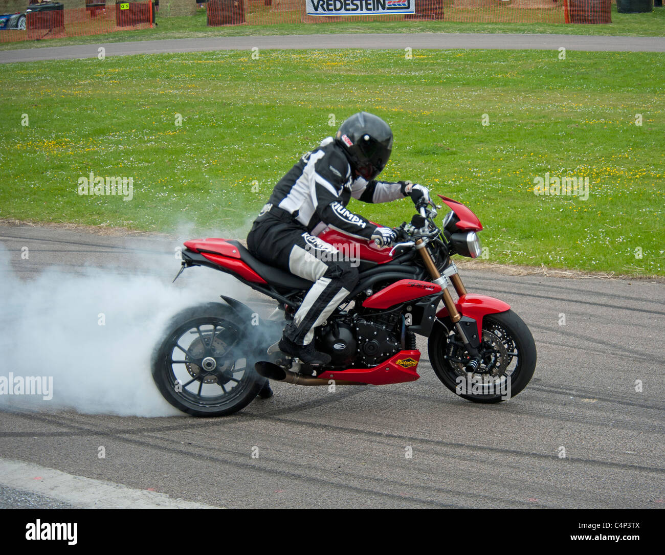 Scottish European and World Champion Motorcycle stunt rider Kevin ...
