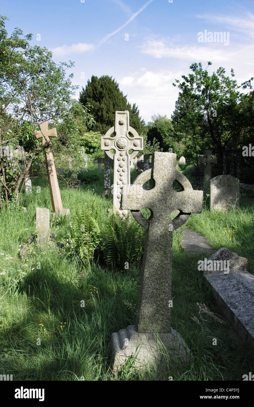 A small quiet graveyard in the middle of the historic university city ...