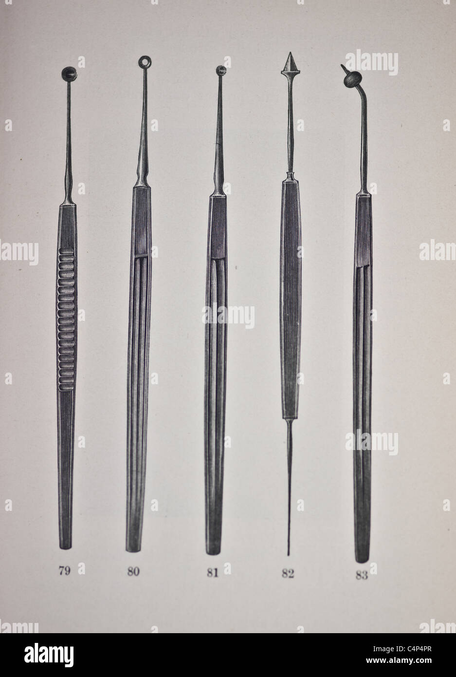 Antique Illustration of Surgical Tools and Medical Apparatus Stock ...