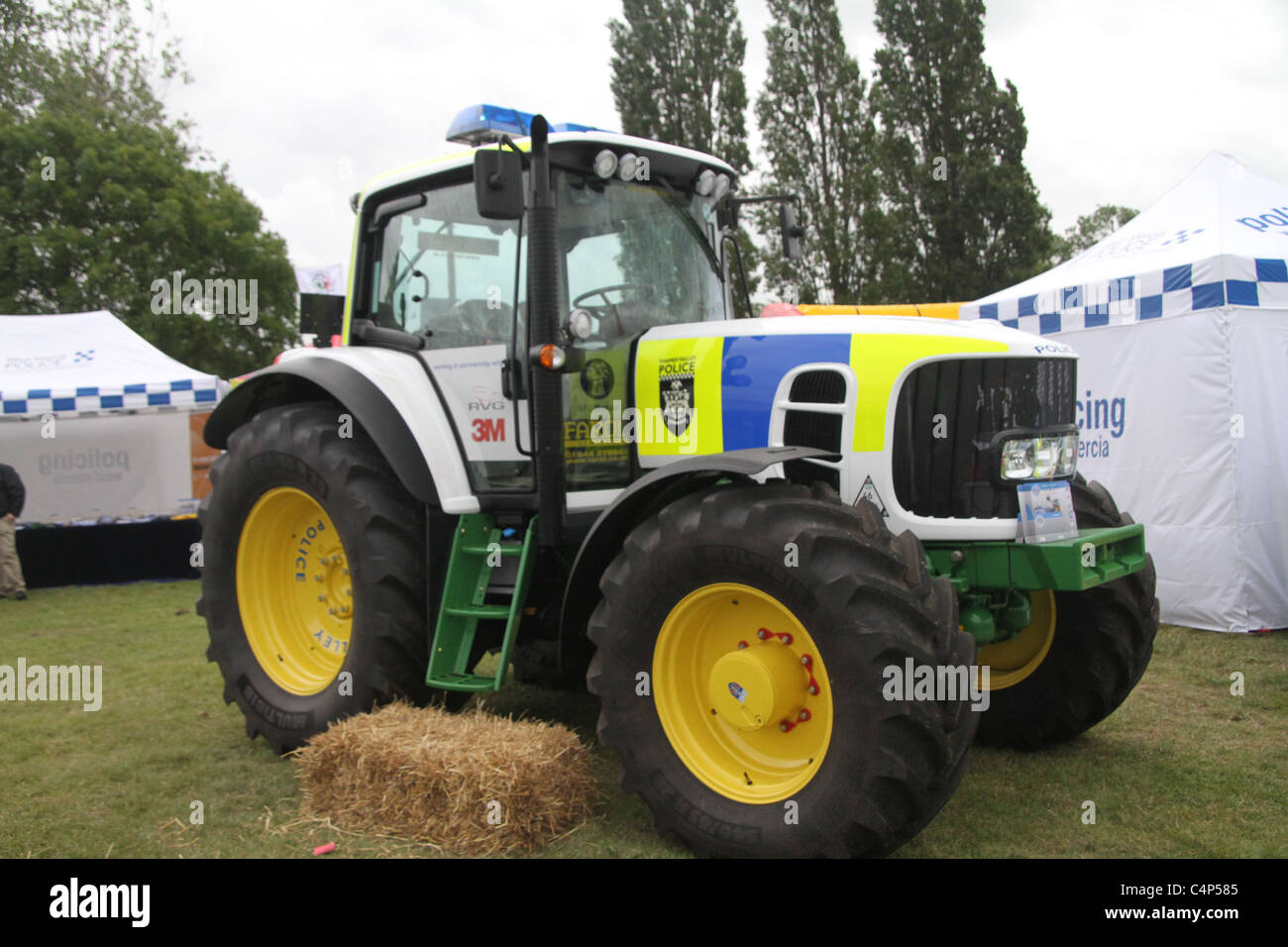 Police tractor hi-res stock photography and images - Alamy