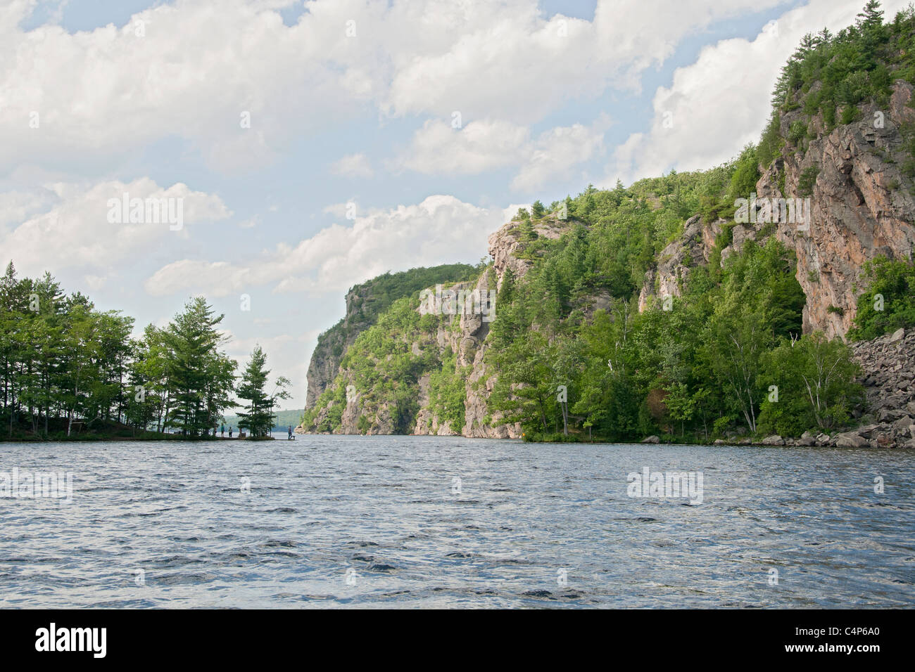 Bon Echo Rock, Bon Echo Provincial Park, Ontario, Canada Stock Photo ...