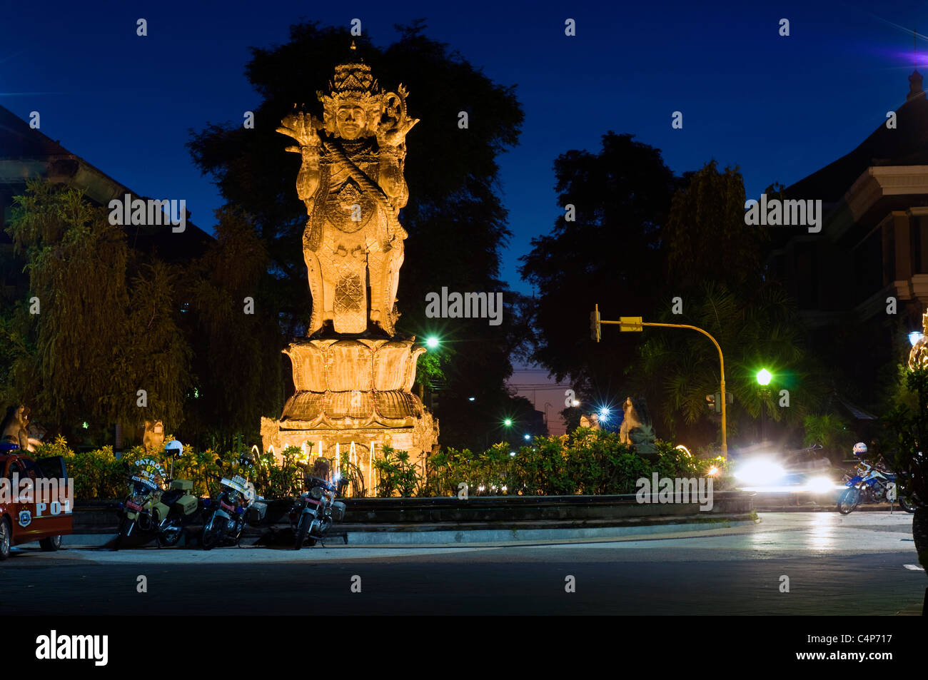 Catur Muka Statue denpasar bali indonesia Stock Photo - Alamy